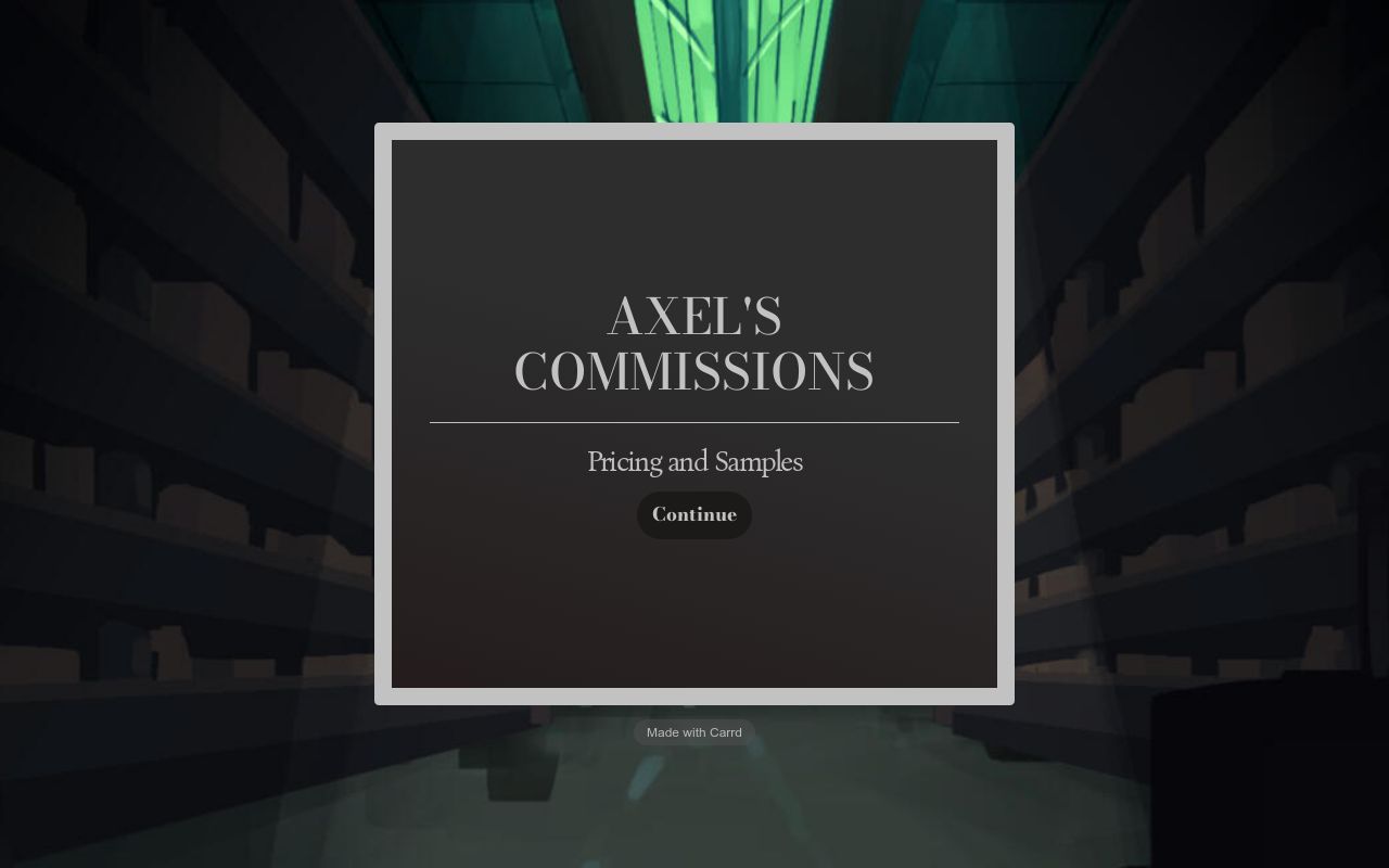 Axel's Commissions
